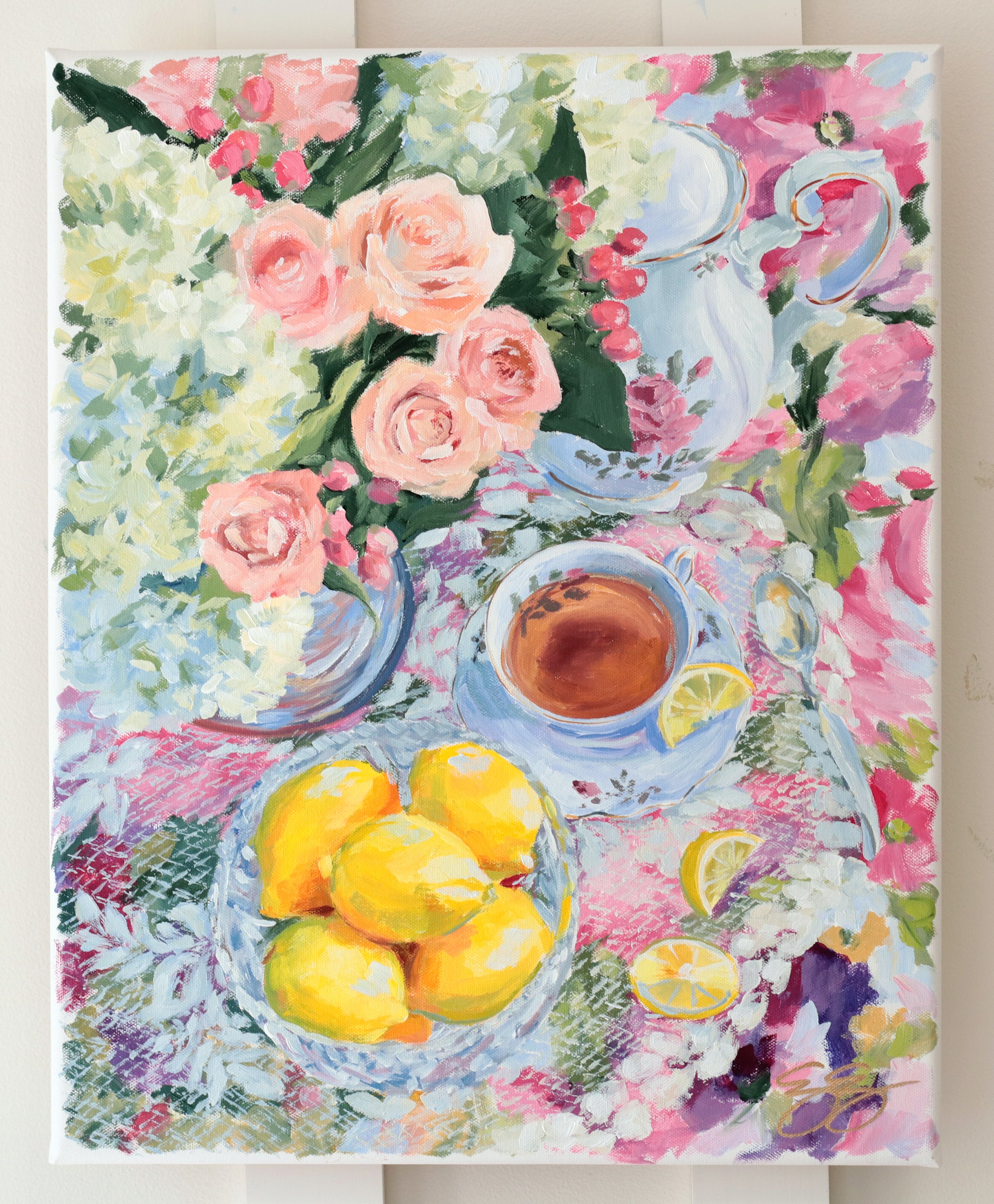 Lemon Tea No. 4 - 16 x 20 – Elizabeth Alice Studio