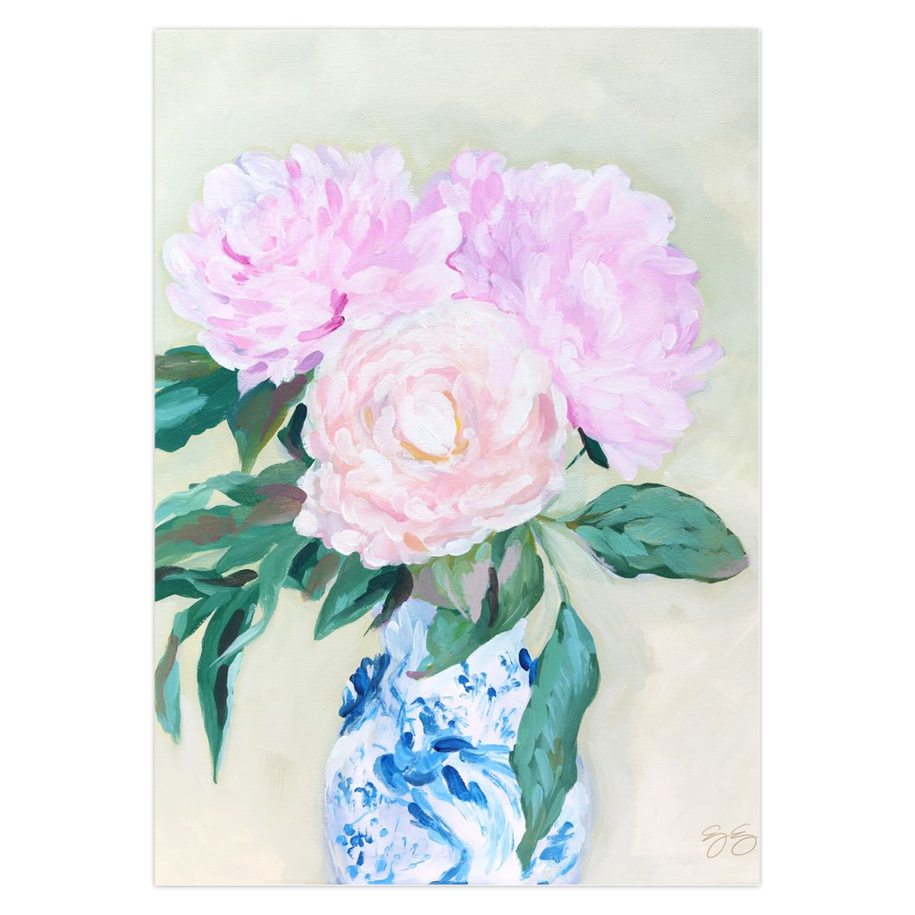 Peony note card set – Elizabeth Alice Studio