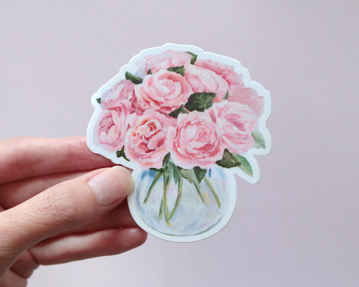 Tea Roses sticker – Elizabeth Alice Studio